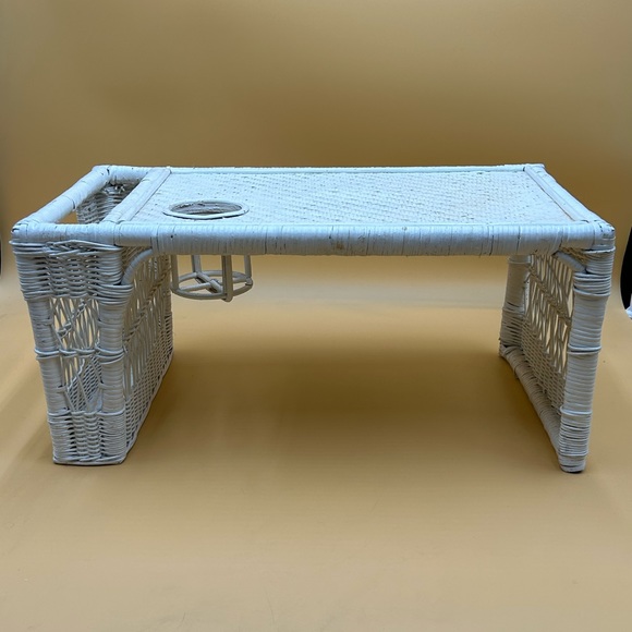 Vintage | Accents | Vintage Wicker Bed Tray Breakfast Tray Bedroom ...